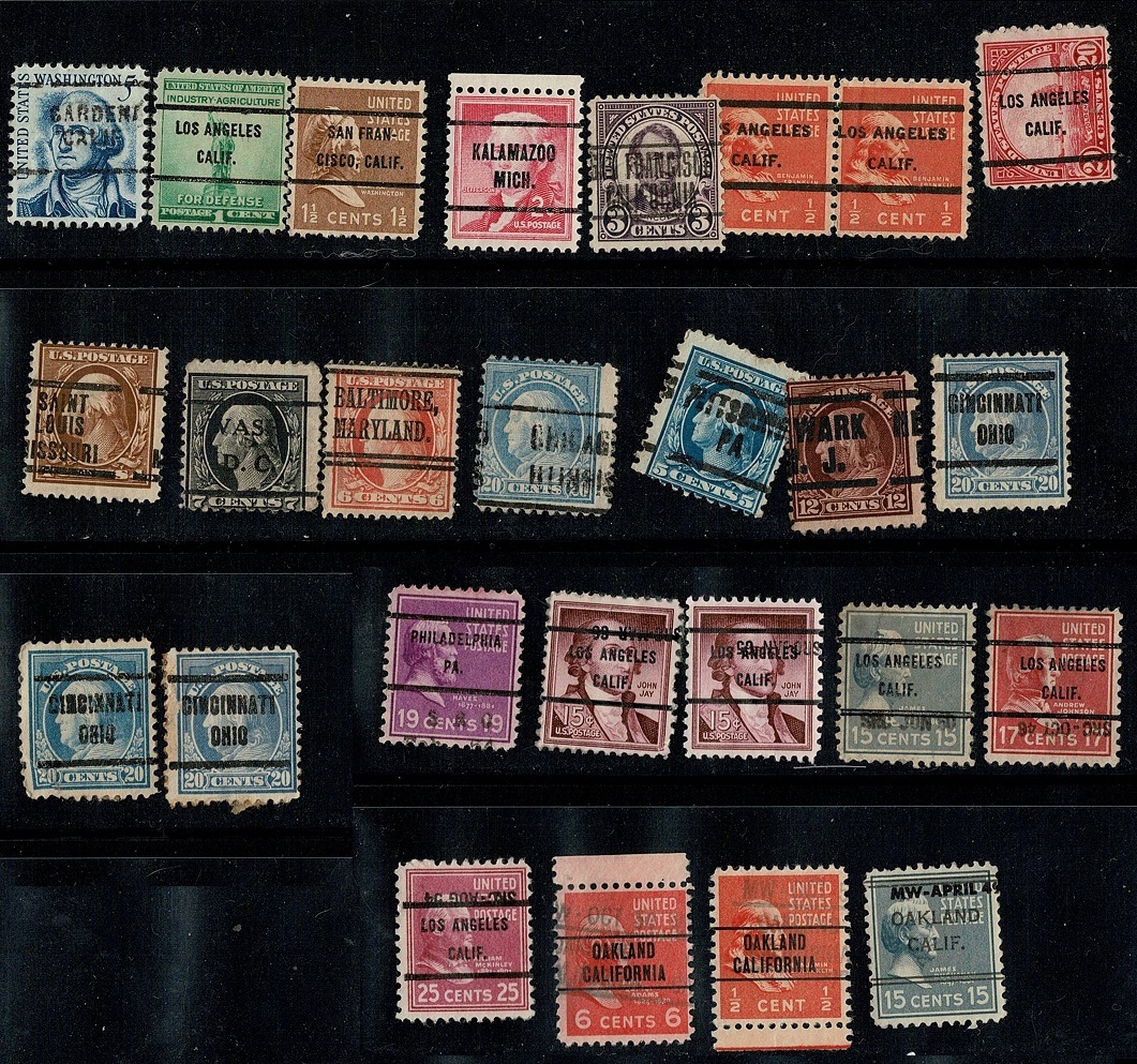 USA Precancels hoard batch #6 older/dated | United States, Stamp / HipStamp