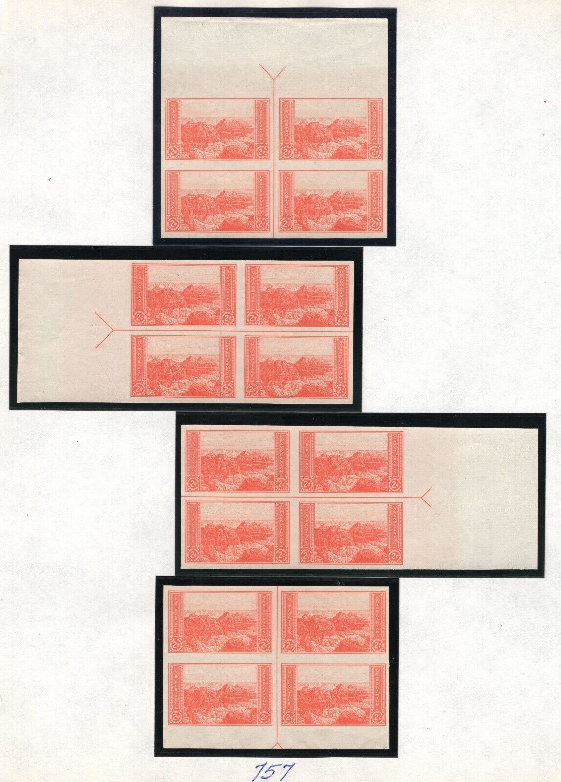 US Stamps #756-765 National Parks Ngai NH Collection Superb LOT #79919 ...