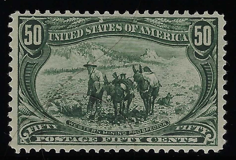 Scott #291 - VF/ XF-OG-LH – SHOWPIECE! - Deepest and richest color ...