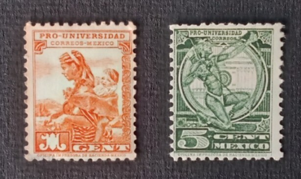 Mexico 5c postal National University issue MH 1934 10.5 condition as ...