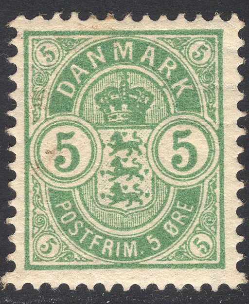 Denmark Scott 38 | Europe - Denmark, General Issue Stamp / HipStamp