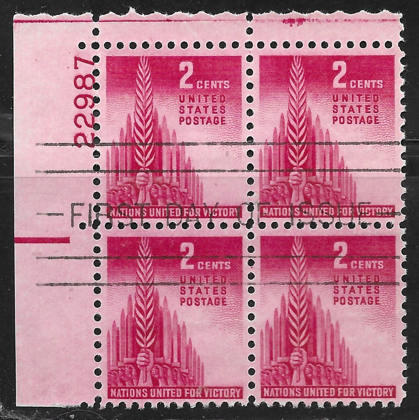 US #907 2c Allegory of Victory | United States, General Issue Stamp ...