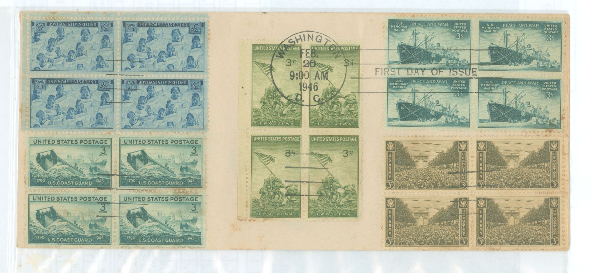 United States #939 Multiple (Fdc) (Military) | United States, General ...