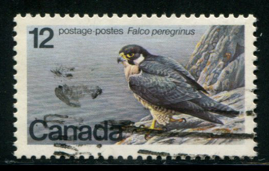 752 Canada 12c Peregrine Falcon, used | Canada, General Issue Stamp ...