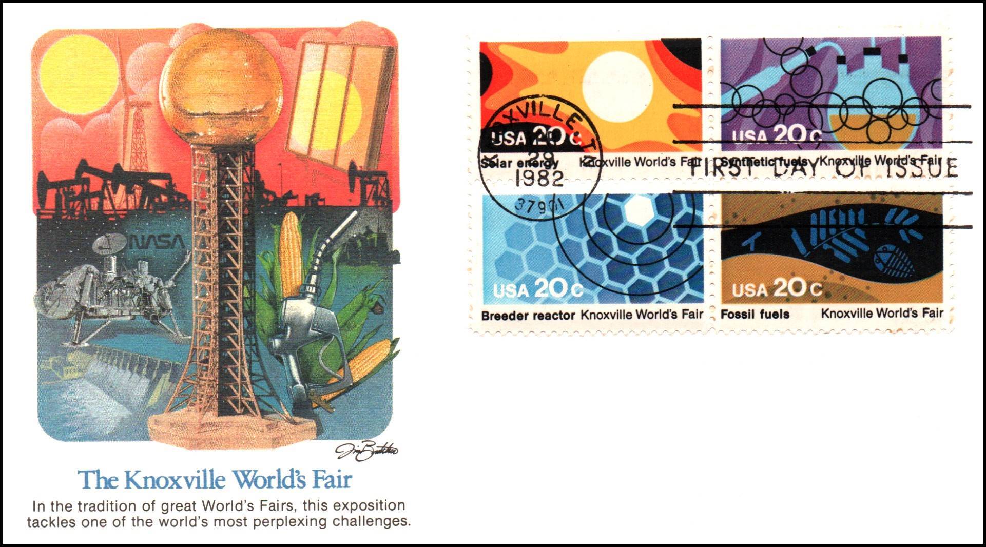 US 2009a Knoxville World's Fair Fleetwood U/A FDC | United States ...