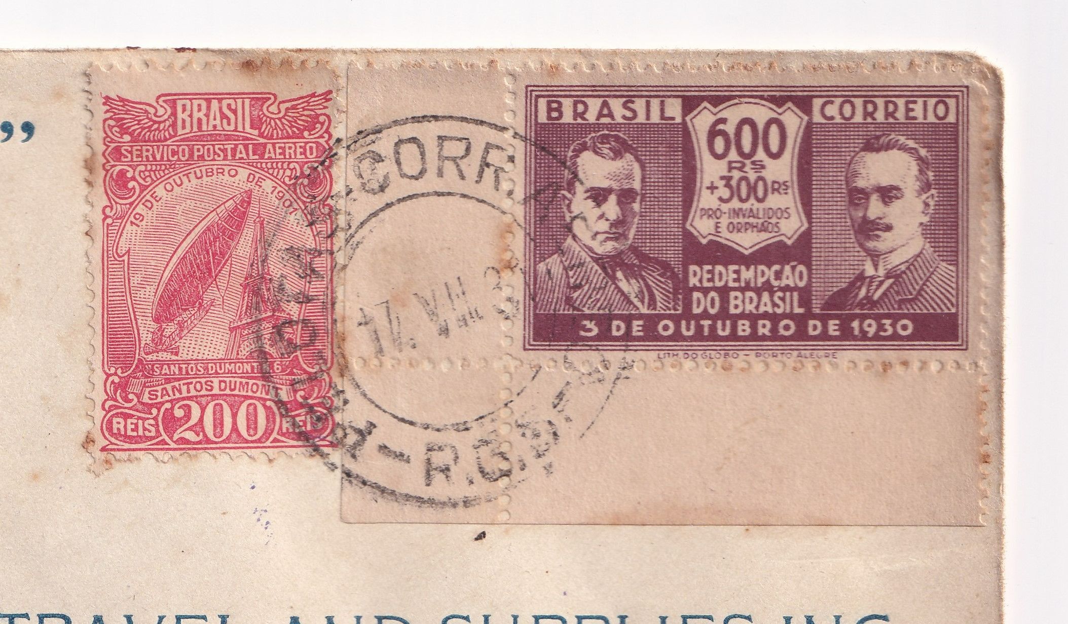 BRAZIL cover_1931_ DOX airplane- First flight Europe_South America_ USA ...