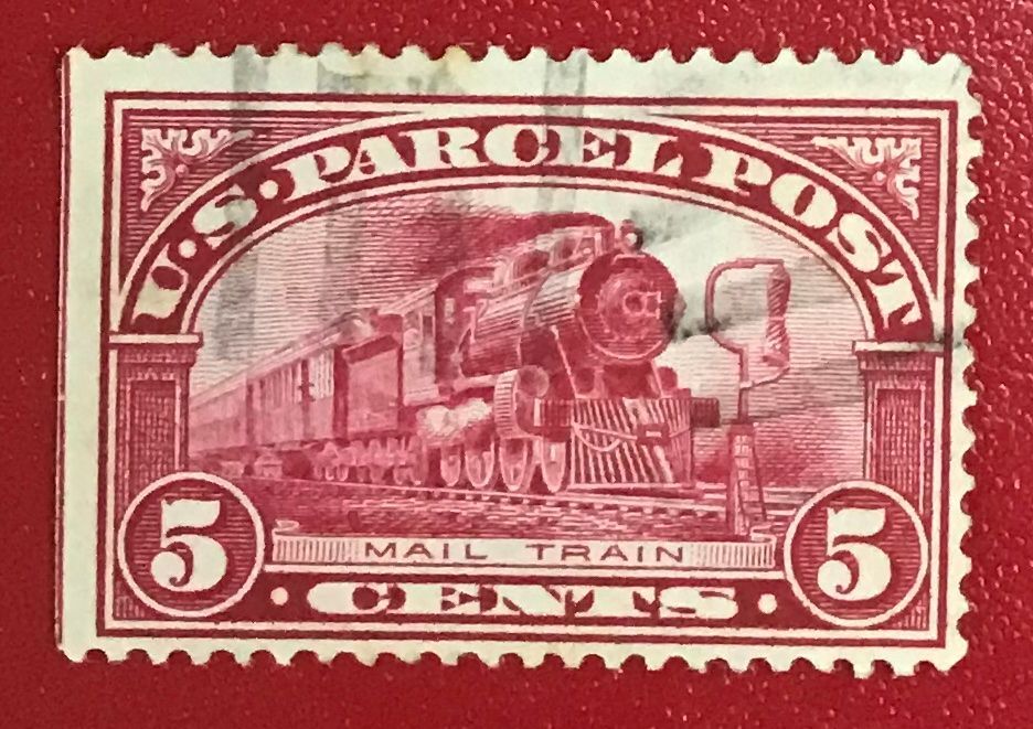 1913 US Scott Q5 used 5 cent Mail Train Parcel Post Lot 1114 | United ...