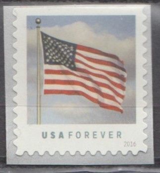 5055, Single, "Flag W/Blue Background ", MNH. Forever. (E-T) | United ...