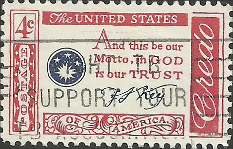 # 1142 Used Francis Scott KEY Quotation | United States, General Issue ...