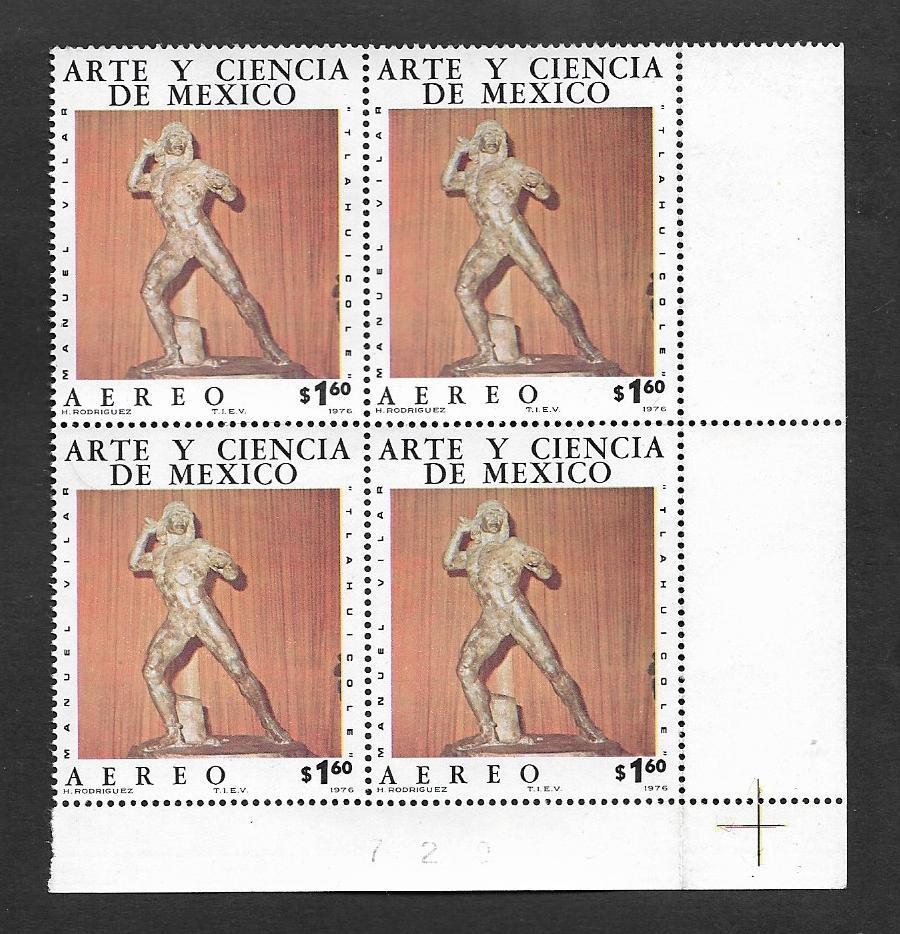 El)1976 Mexico, ART and Science of Mexico, Bronze Statue of Manuel ...