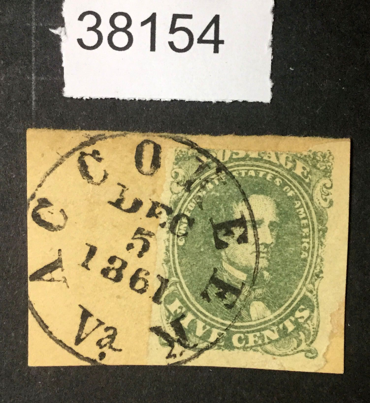 US Stamps CSA #1 Used LOT #38154 | United States, General Issue Stamp ...