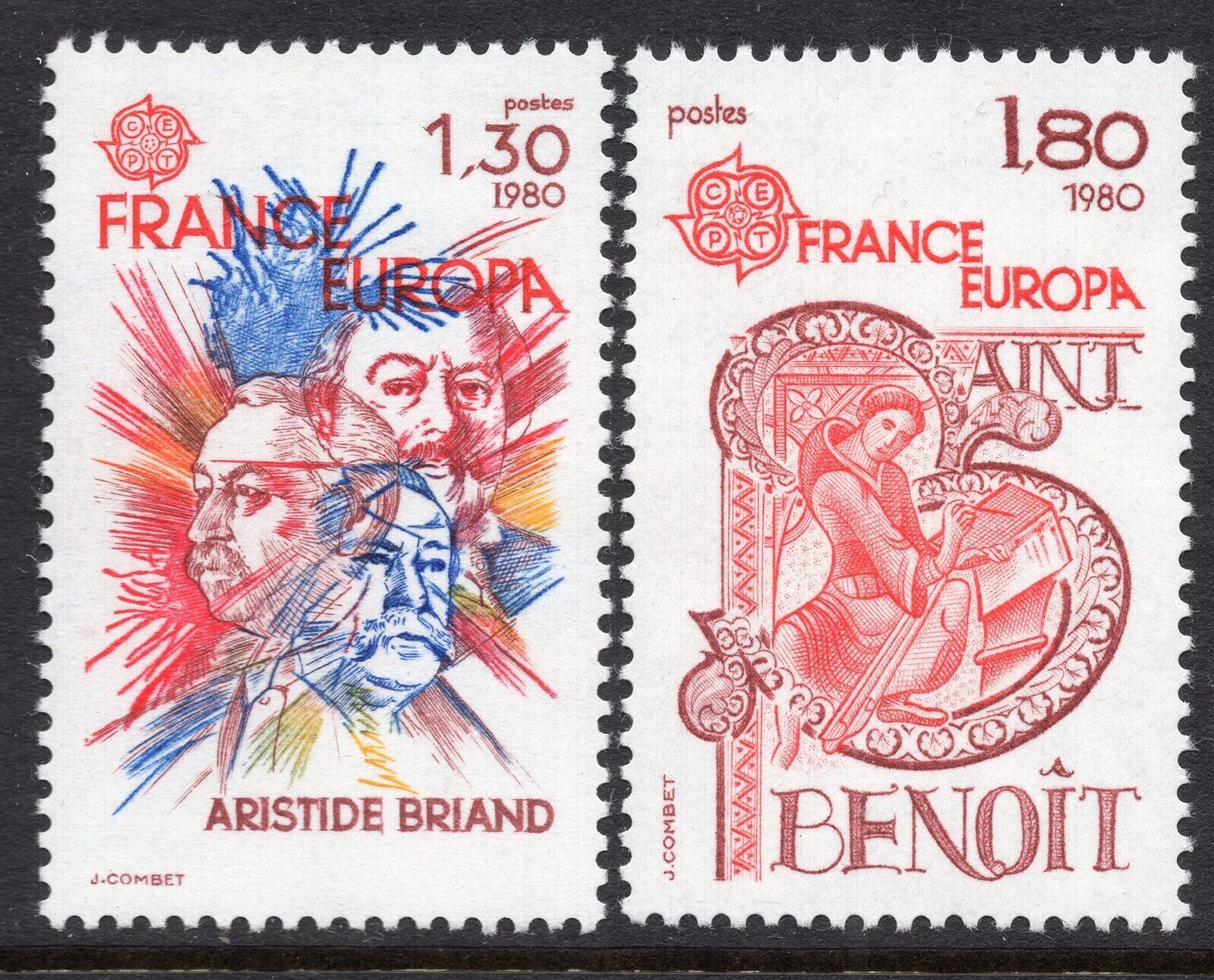 EUROPA CEPT 1980 - France - Famous People - MNH Set | Europe - France ...