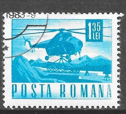 Romania 1977: 1.35L Mil Mi-3 Helicopter, CTO, F-VF | Europe - Romania ...