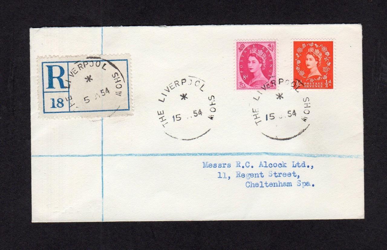 1954 Cover With the Liverpool Show Event Postmarks | Great Britain ...