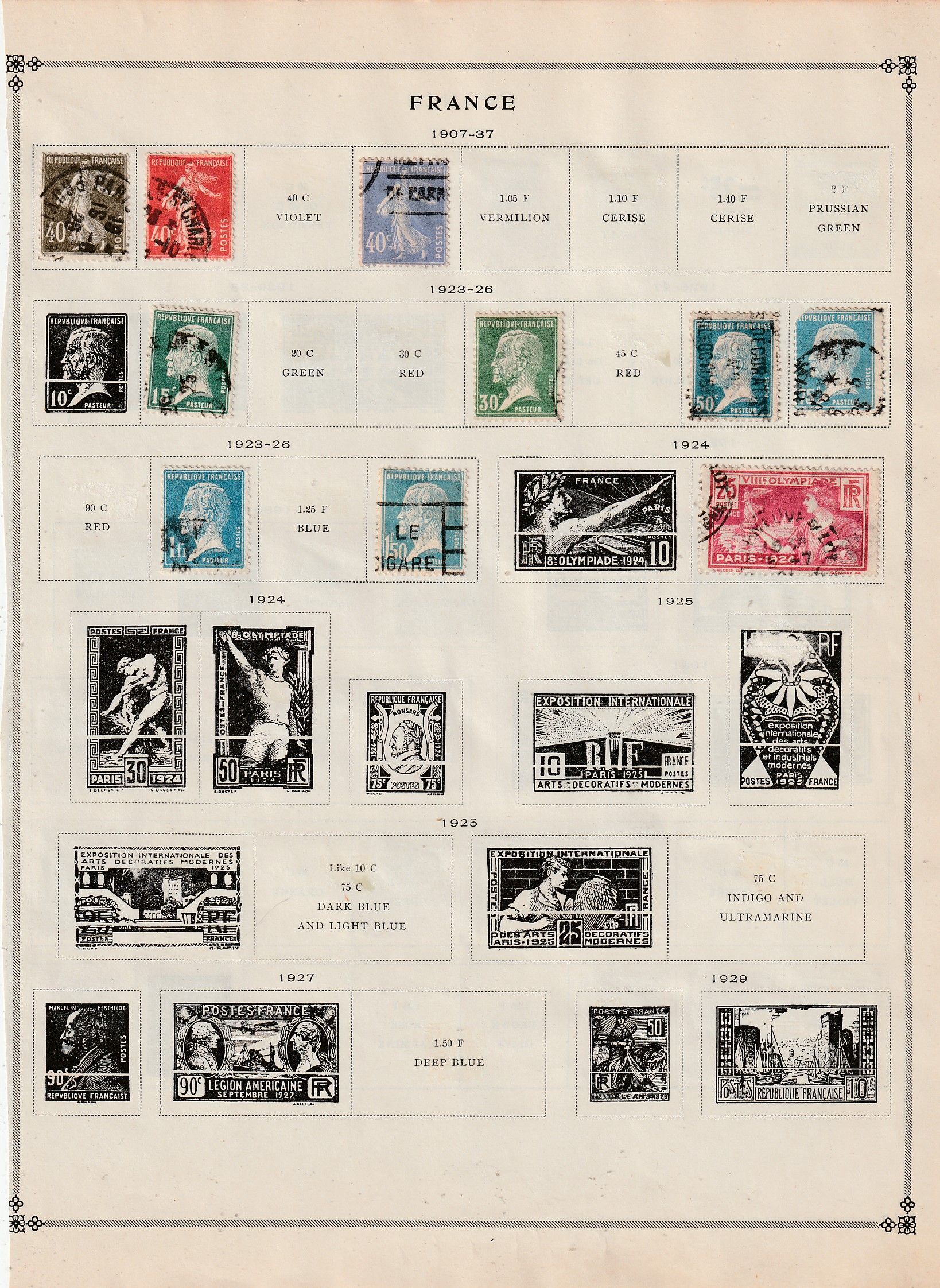 France Collection - 8 Scans. All the stamps are in the scans. | Europe ...