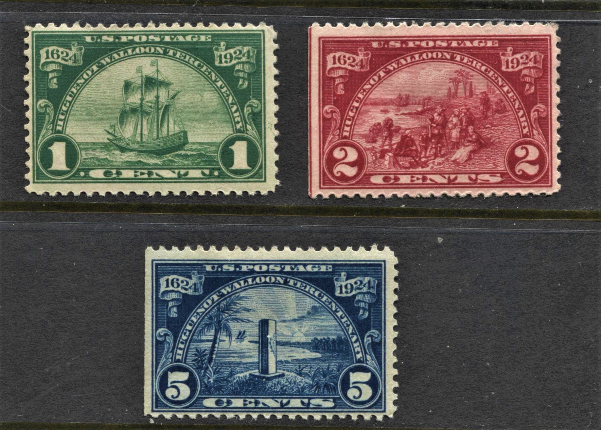 STAMP STATION PERTH United States #614-616 Set MH CV$24.00 - Unchecked ...