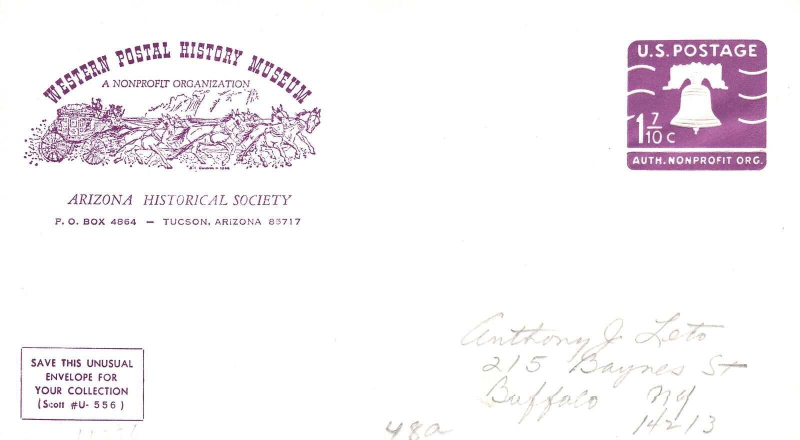 Western Postal History Museum + Arizona Pioneers' Historical Society ...