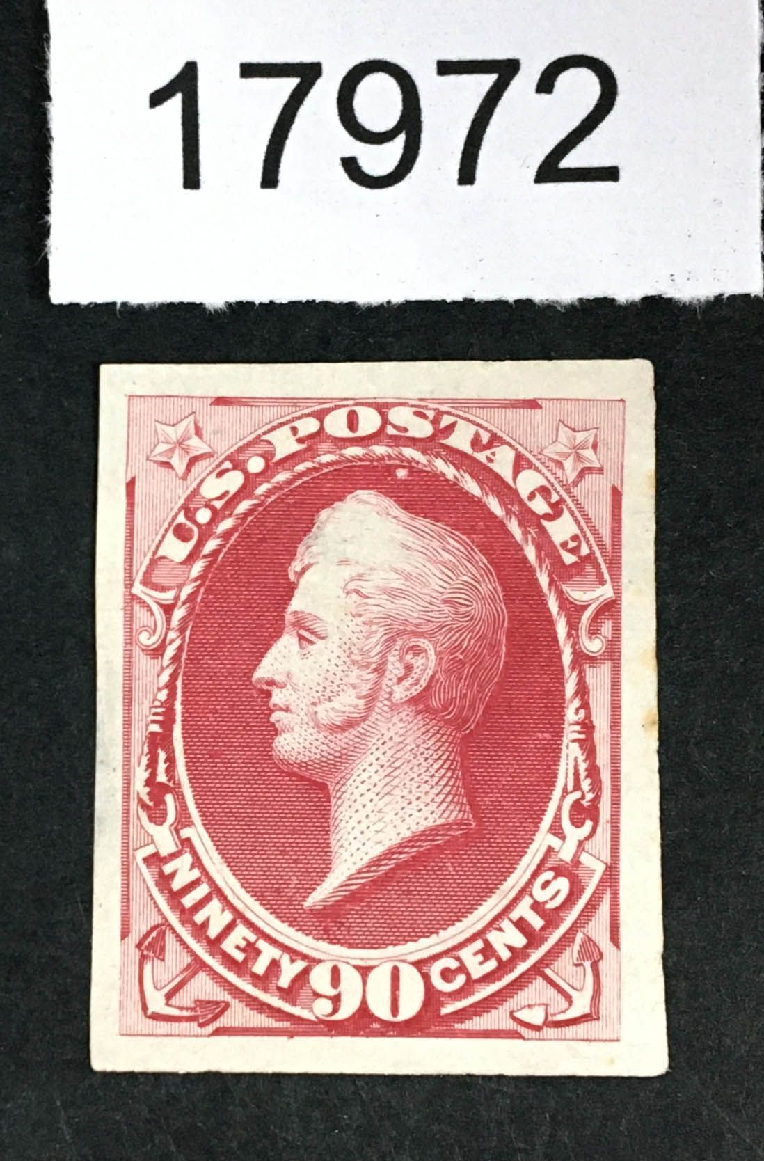 US Stamps # 155p3 Proof on India $45 LOT #17972 | United States, Back ...