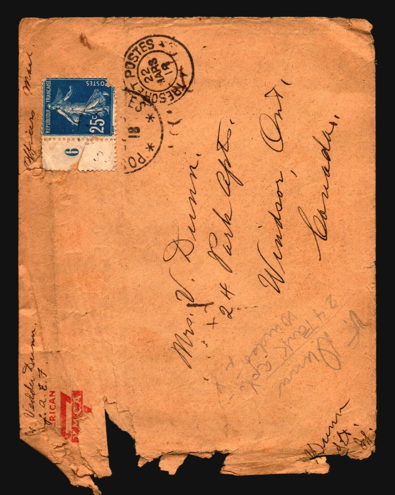 World Wide - 4 WW2 Censor Covers / Mixed Condition See Images - Z16245 ...
