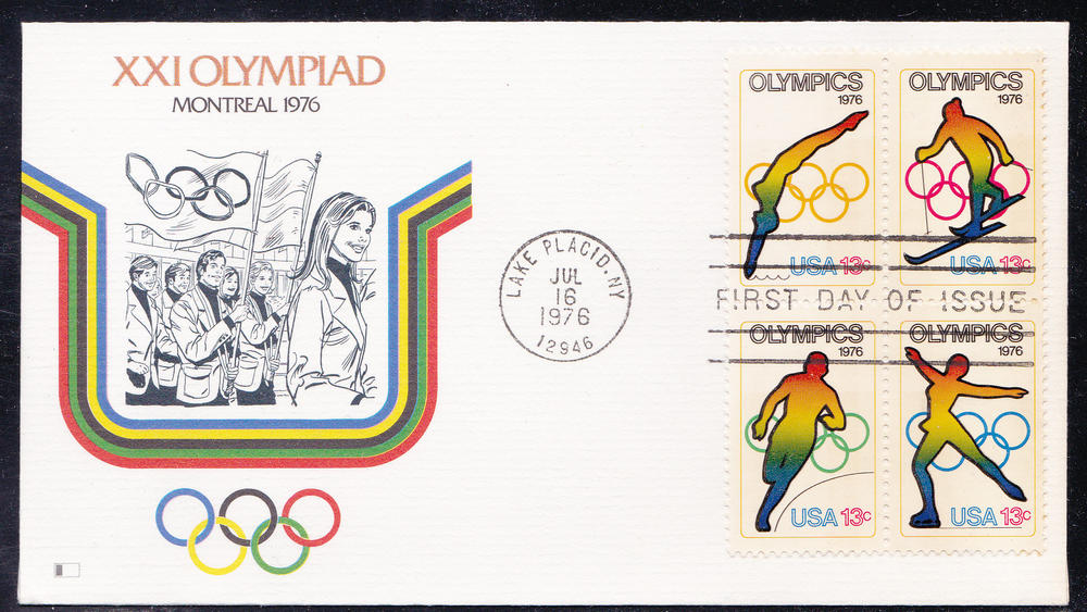 U.S. # 1695-1698, 1698a, Innsbruck Olympics, Fleetwood FDC | United ...