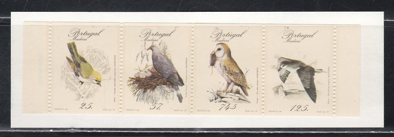 Portugal - Madeira # 118a, Birds, Booklet, Mint NH, 1/2 Cat. | Europe ...