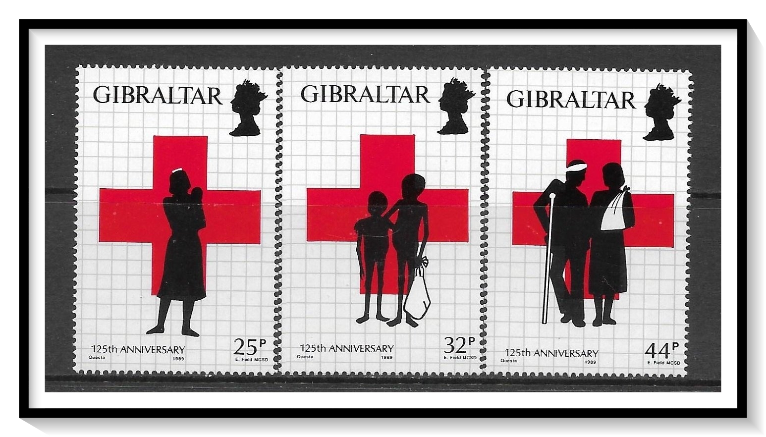 Gibraltar #549-551 Red Cross Set MNH | Europe - Gibraltar, General ...
