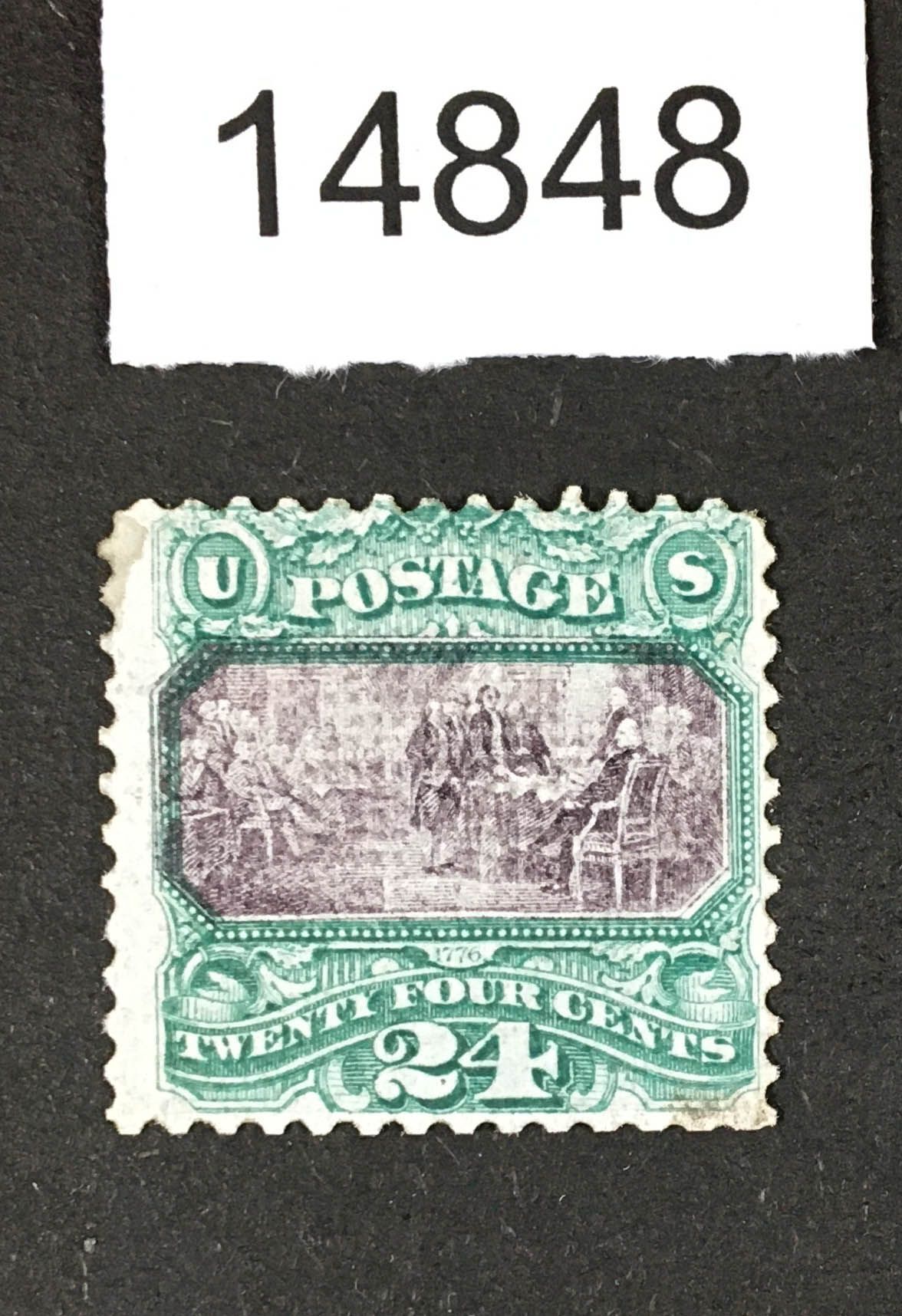 US Stamps # 120 Unused Regummed $3,000 LOT #14848 | United States ...