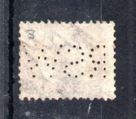1/2d Plate ? With 'R S W' Perfin | Great Britain, Stamp / HipStamp