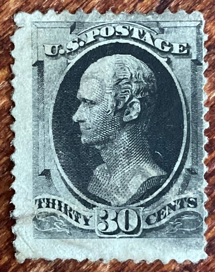 US #165 Used Single Daniel Webster Corner Creases SCV $150.00 L26 ...