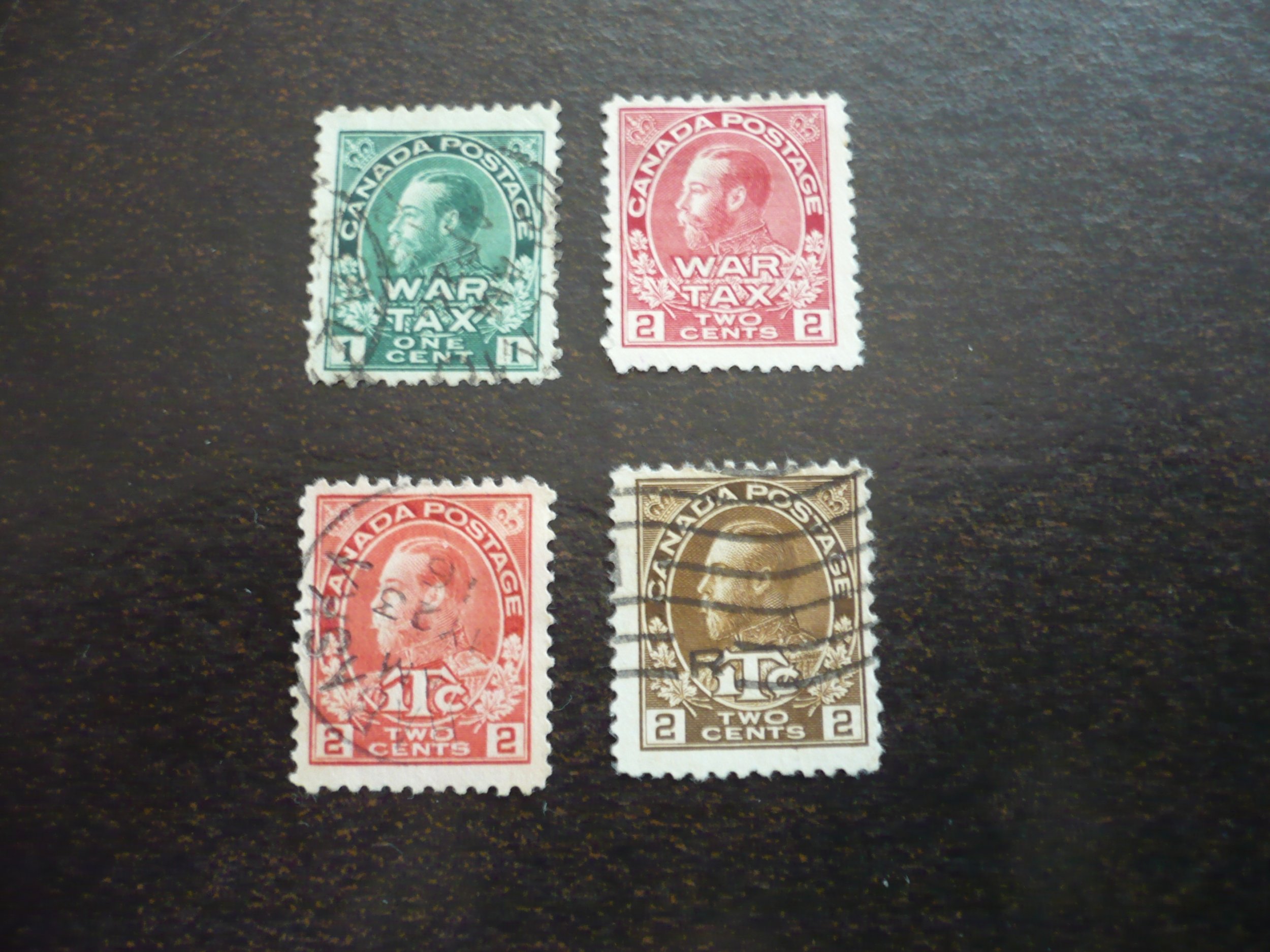 Stamps - Canada - Scott# MR1-MR4 - Used Part Set of 4 Stamps | Canada ...