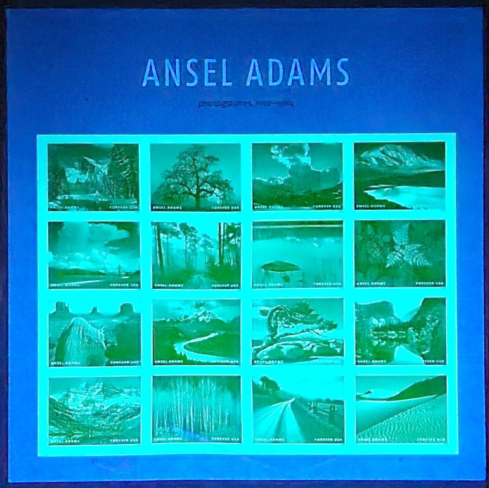 Scott #5854 Ansel Adams Full Sheet of 20 Forever Stamps - Sealed UV ...