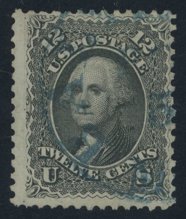 USA 69 - 12 cent Washington No Grill - Fine used with Blue CDS cancel ...