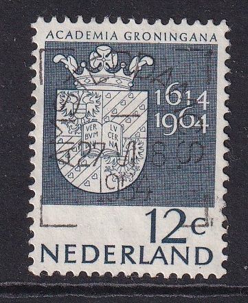 Netherlands #423 used 1964 Groningen university 12c | Europe ...