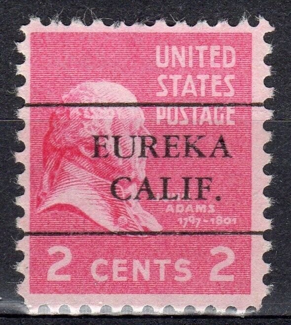 8338: Better type precancel; Eureka (CA) type L-1 TS, 2ct Prexy ...
