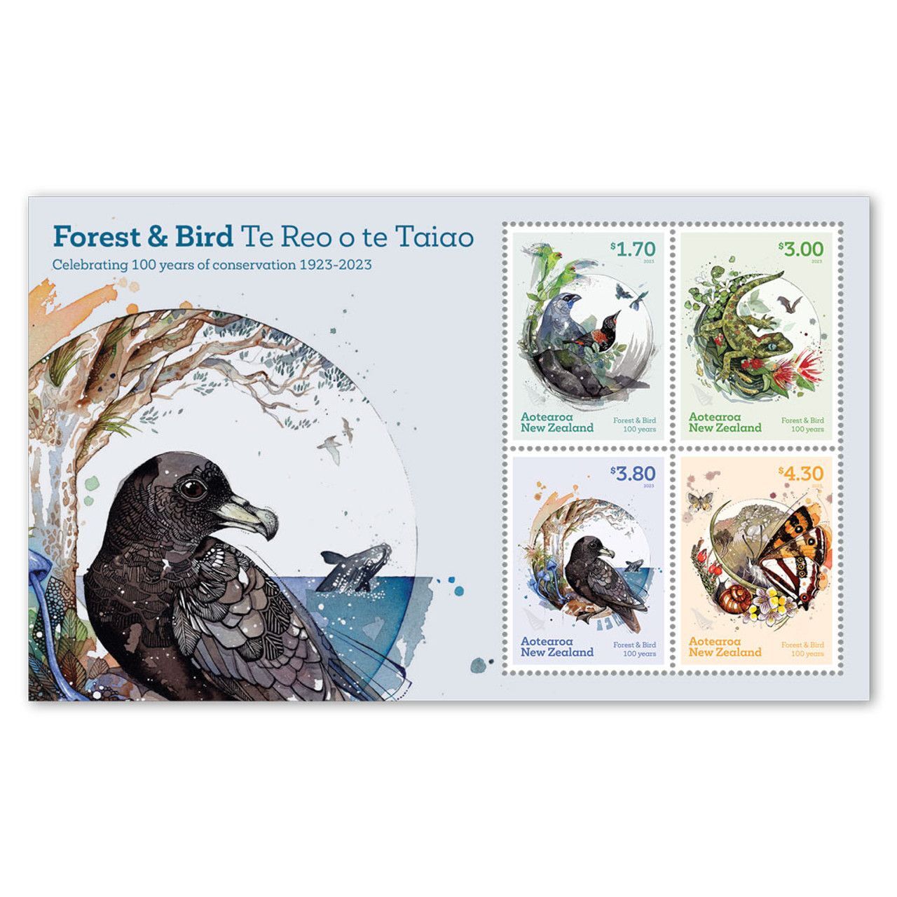 New Zealand 2023 Forest & Bird 100 Years Mint MNH Miniature Sheet ...
