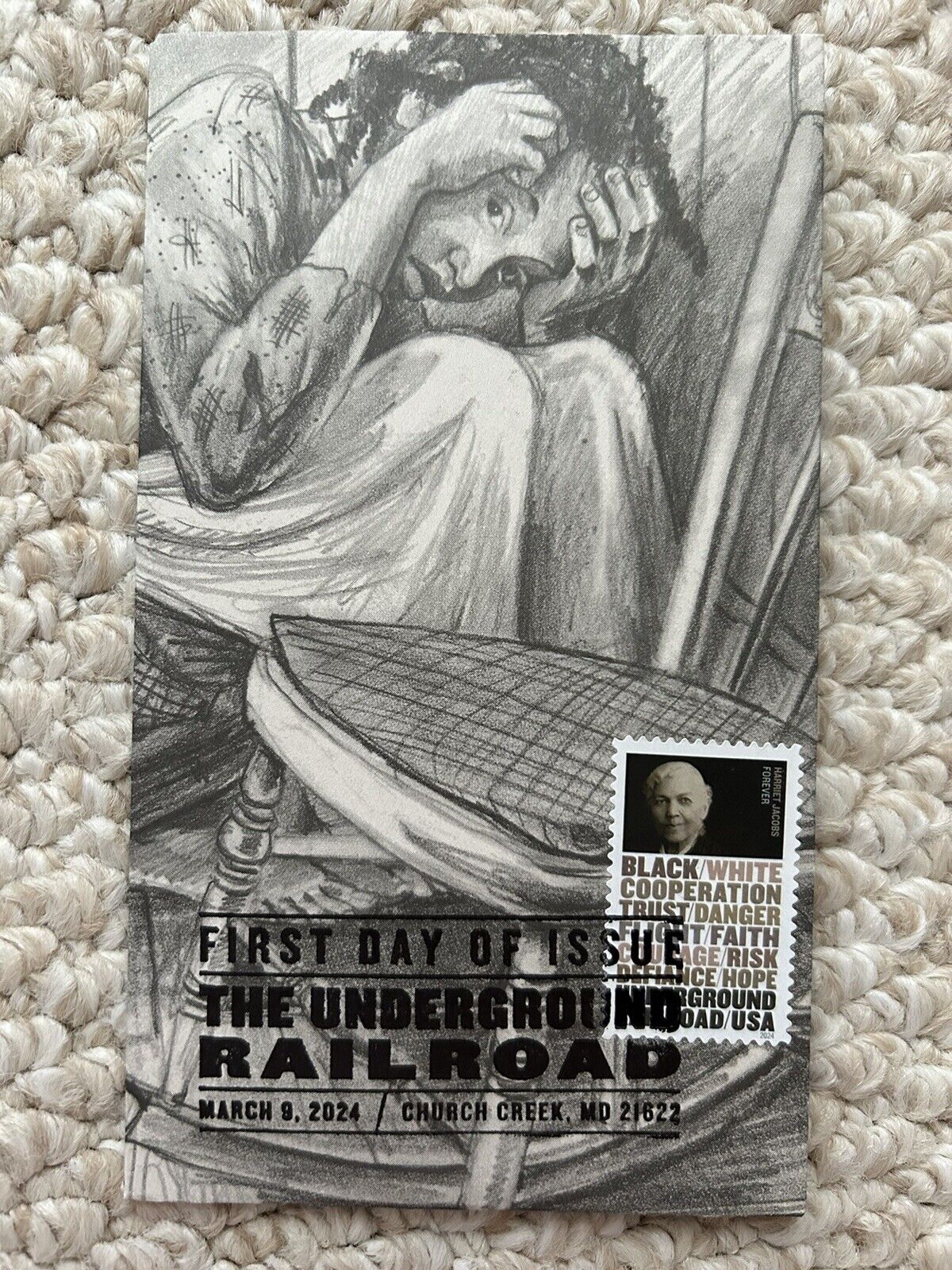 2024 The Underground Railroad FDC Hand Craft Storybook Cachet Harriet ...