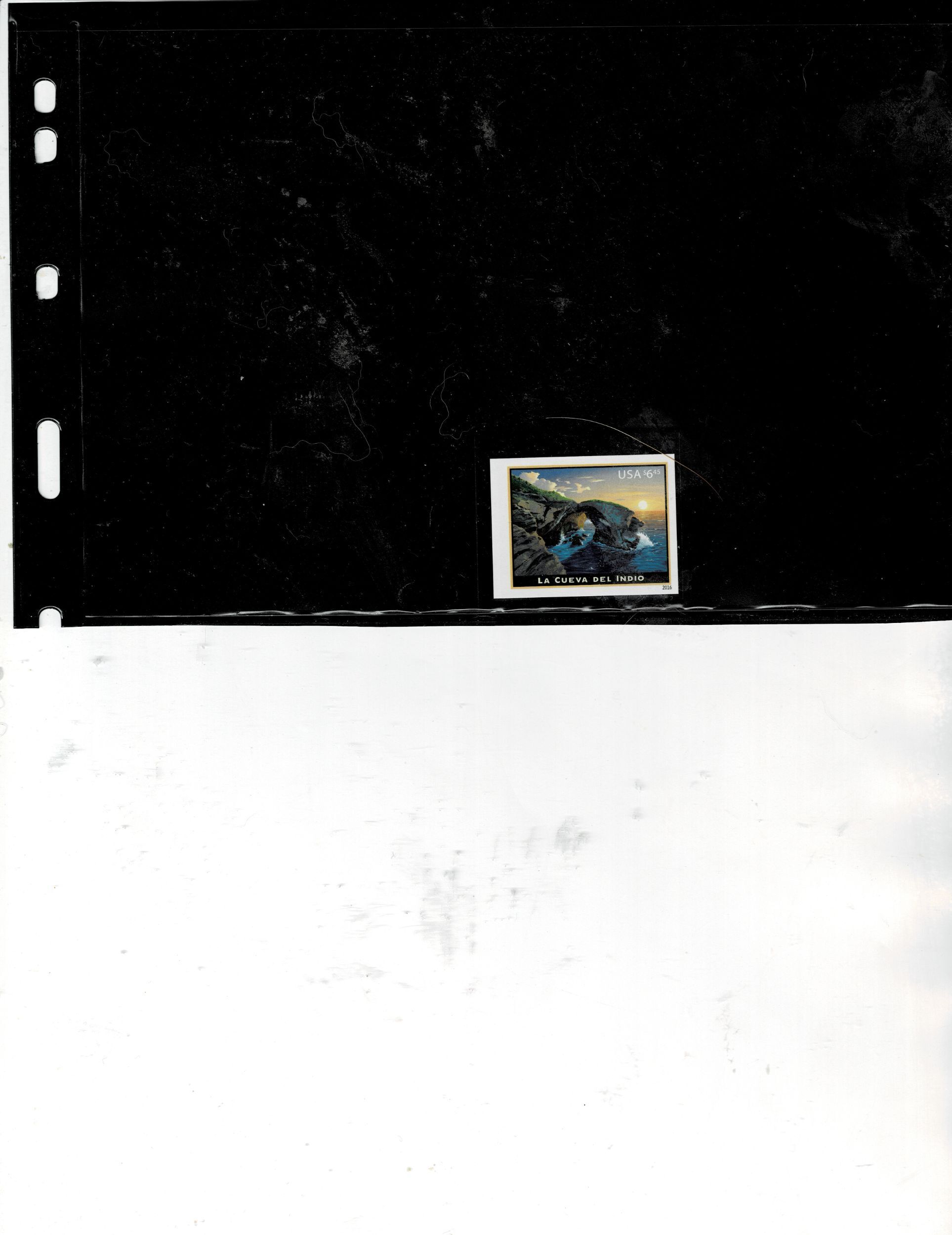 La Cueva Del Indio IMPERF $6.45 US Postage Priority Mail Single Stamp ...