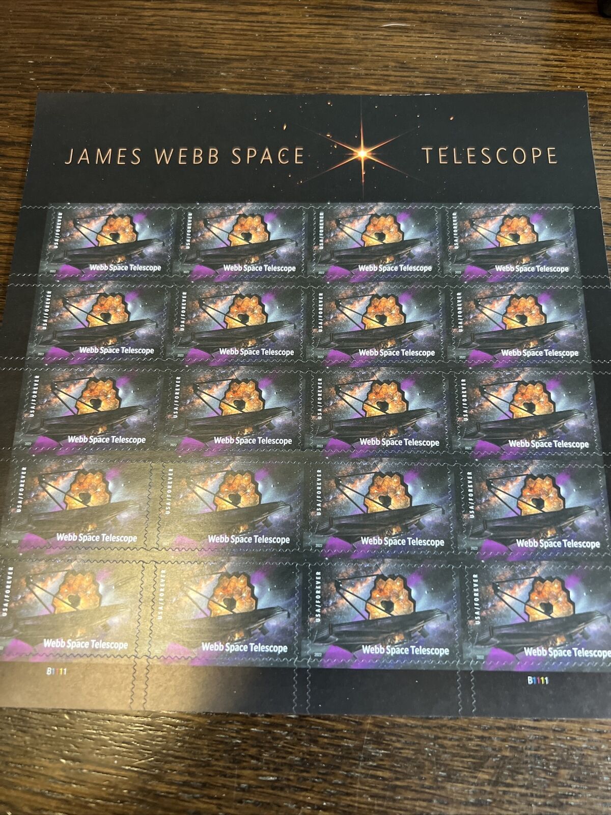 Scott #5720 James Webb Space Telescope Sheet of 20 Forever Stamps - MNH ...