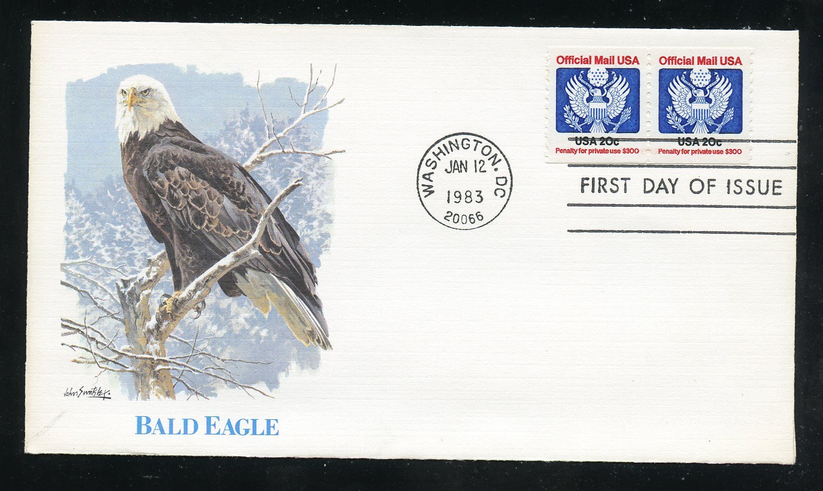 US O135 20c Official Mail Coil UA Fleetwood cachet FDC | United States ...
