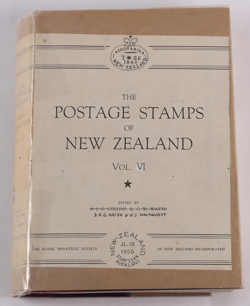 New Zealand The Postage Stamps of, Vol 6, pub RPSNZ 1973 ...