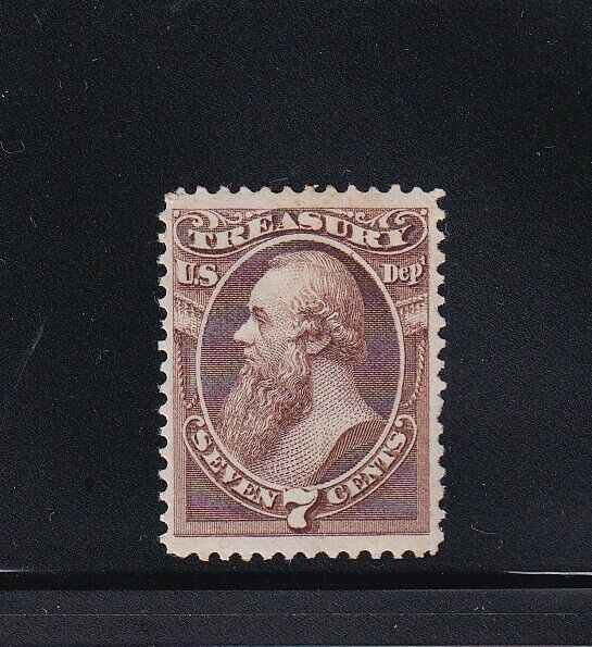 O76 VF+ original gum lightly hinged with nice color cv $ 250 ! see pic ...