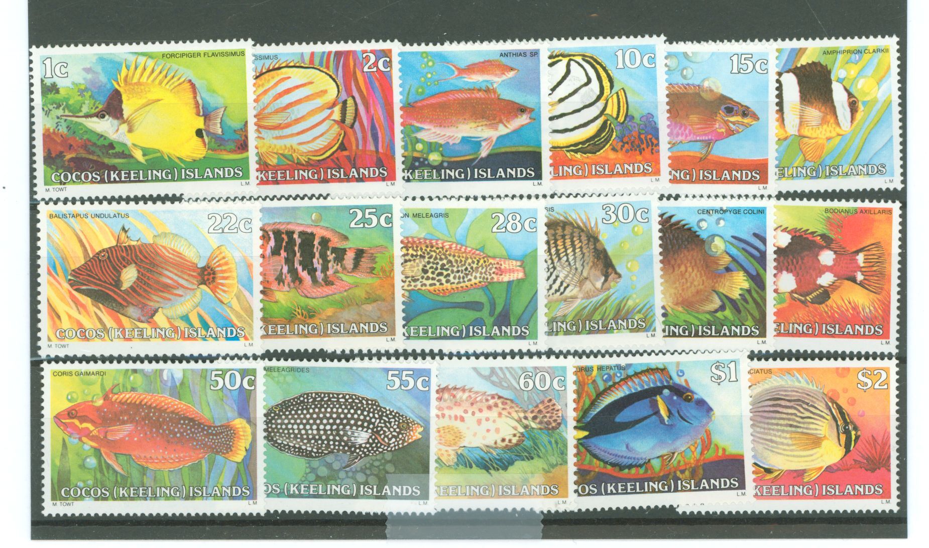 Cocos (Keeling) Islands #34-70 Single (Complete Set) | Worldwide ...