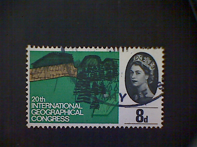 Great Britain, Scott #401, used (o), 1963, Telephone Cable, 1/6, blue ...