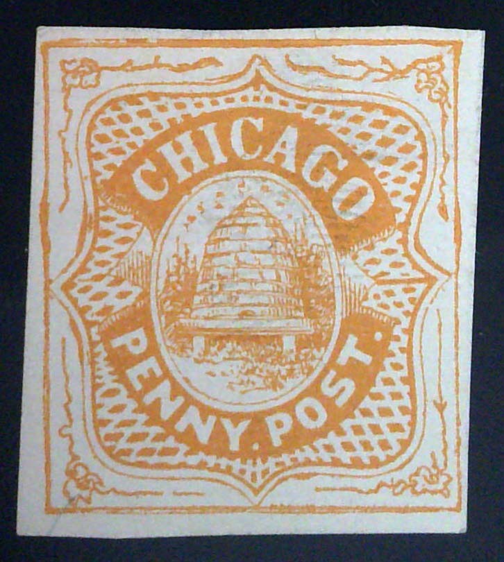 Scott#38L Local - L105 Design - Forgery B - Chicago Penny Post, Chicago ...