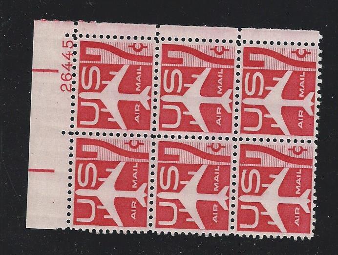 United States Plate Block mnh SC C60 | United States, Air Mail Stamp ...