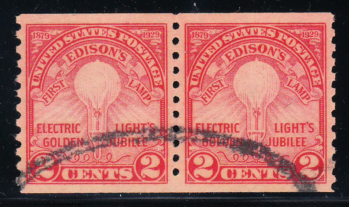 MOstamps - US #656 Used Coil Pair Graded 95 with PSE Cert-Lot # MO-3196 ...
