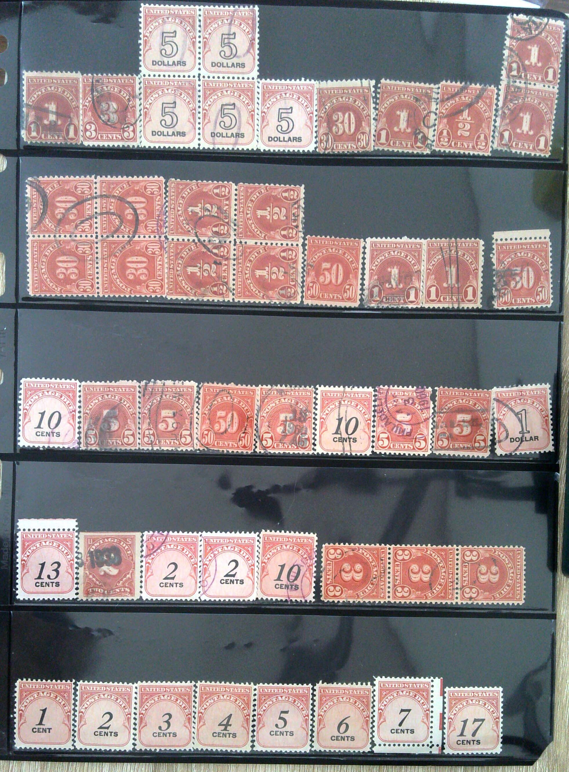 Small Collection Postage Due Lot - Mixed Condition | United States ...