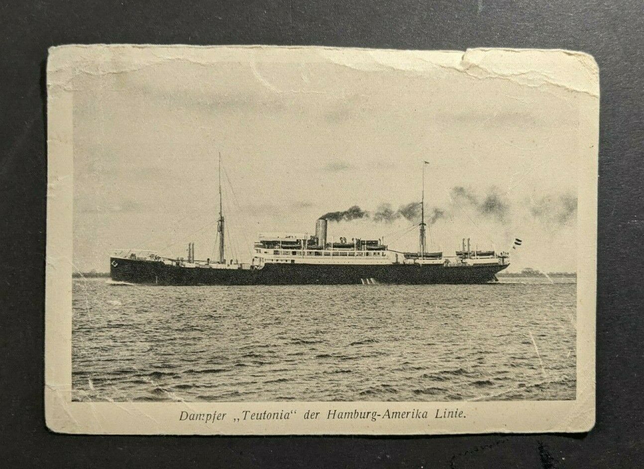 Vintage German Liner Teutonia Picture Postcard | Worldwide - Other ...