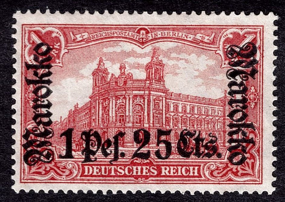 German PO in Morocco. 1911. MH. Mi.55IA | Europe - Germany & Colonies ...