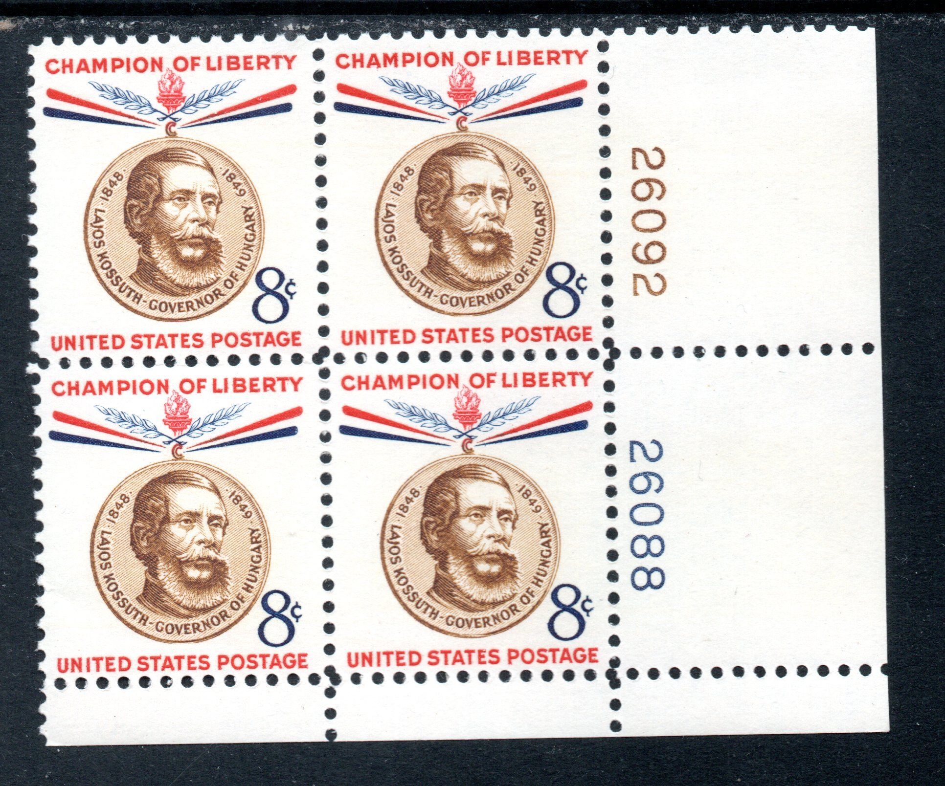 US Scott #1118 Plate block of 4, MNH | United States, General Issue ...